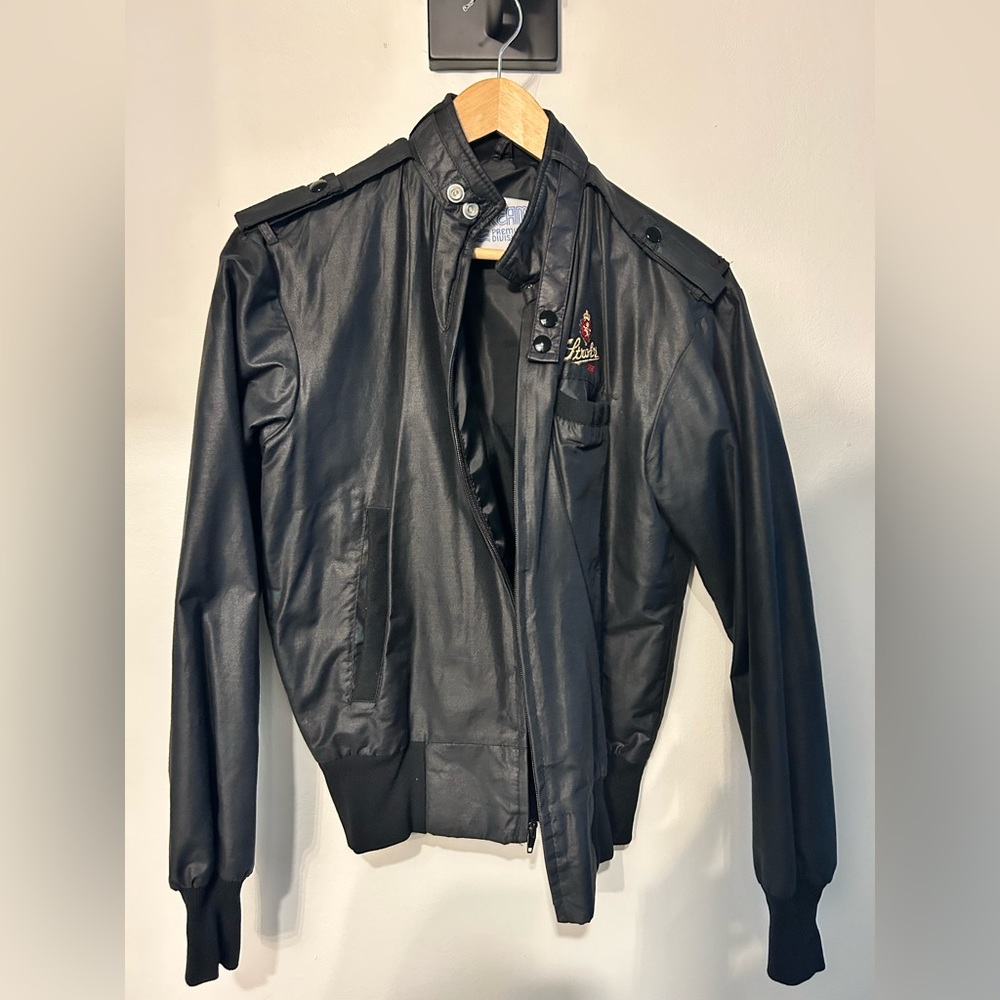 Vintage Stroh’s Beer Motorcycle Bomber Jacket - Gem
